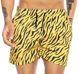 Red Bridge Premium Badehose Badeshorts kurz schnelltrocknend und robust Tiger Gelb XL
