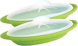 Mastrad Lot de 2 Papillotes Minute - Flexibles & Anti-Adh&eacute;rentes - Pr&eacute;serve Les Nutriments De Vos Aliments - Cuisson Saine - Adapt&eacute;e Au Four & Micro-Onde - Si