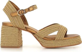 Castaner Femme, Chaussures, Jaune, Taille: 40 EU Castaner Sandales Gold