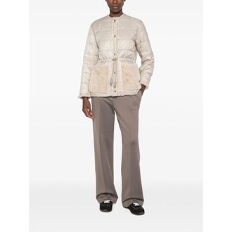 Moncler Elasticated Cotton-Blend Trousers - Green