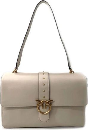 Pinko Pinko, Femme, Sacs, Blanc, Taille: ONE Size Love One Extra Slouchy