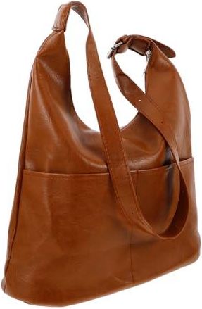 Valiclud Sac Bandouli&egrave;re Femme Pu Grand Sac Fourre-tout Souple Cabas pour Travail et Shopping