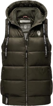 Navahoo Damen Weste Steppweste gesteppt Frühjahr Übergangsweste B860 [B860-Kassid-Olive-Gr.S]