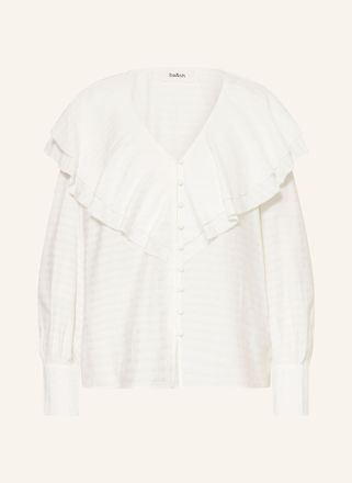 BA&SH Ba&Sh Bluse Sunya Mit Volants weiss