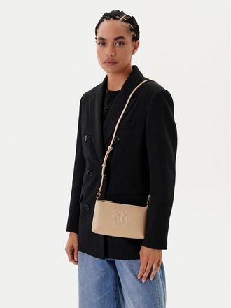 Pinko Handtasche Flat Horizontal Mini PE 25 PCPL 104277 A2AN Beige