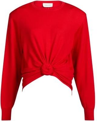 Magda Butrym Pull col rond nou&eacute; &agrave; lavant en laine