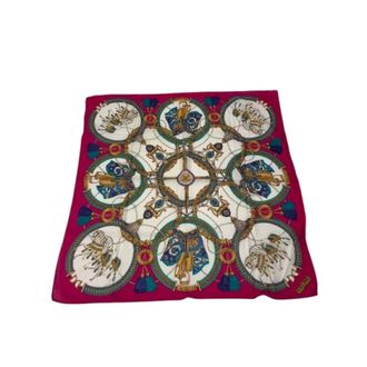 Celine Pre-owned Foulard &Eacute;questre Baroque - Femme - Pre-owned - Violet - Taille: ONE Size