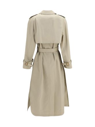 Acne Studios Layered Twill Trench Coat - Beige