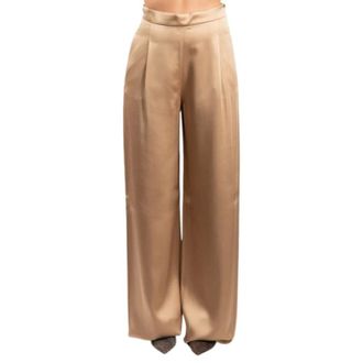 Max Mara Pantalon large - Femme - Pantalons - Beige - Taille: 36 FR