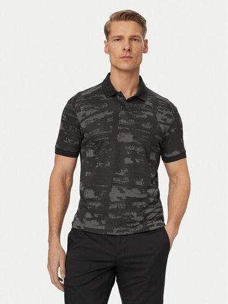 HUGO BOSS Poloshirt Active Repeat 50558583 Schwarz Slim Fit