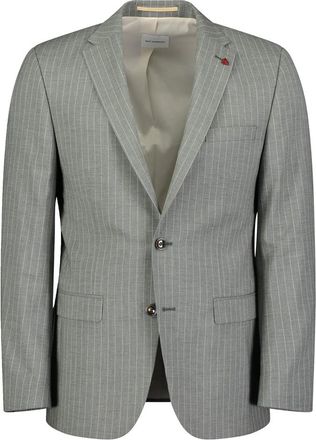 Roy Robson Anzugsakko aus einem Woll-Mix mit Streifen, Slim Fit in