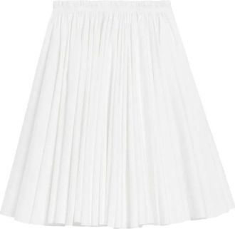 Ami Femme, Jupes, Blanc, Taille: 36 FR Jupe Midi Corolle