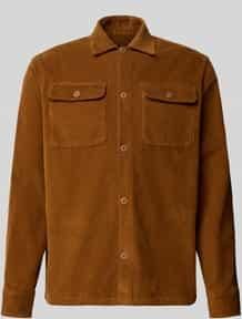Jack & Jones Regular Fit Hemdjacke aus Cord Modell REGENT