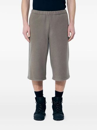 Rier short en polaire à taille élastiquée - Tons neutres