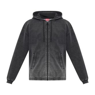 Diesel S-Hermy-Zip Sweatshirt - - Sweatshirts & Hoodies - Herren - Grau - 3XL