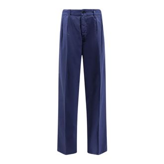 Aspesi Homme, Pantalons, Bleu, Taille: 2XL Cotton Poplin Pantalons