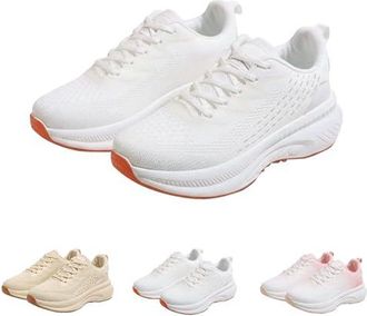 Generic Chaussures de sport respirantes avec lacets pour femme - Baskets confortables - Respirantes - L&eacute;g&egrave;res et confortables - Chaussures de jogging - Chauss