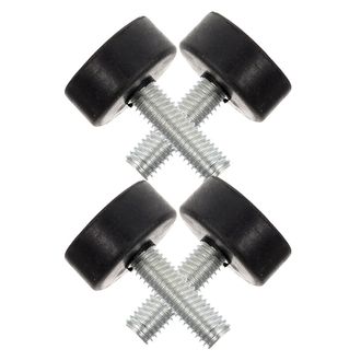 Hemobllo POPETPOP 4 St&uuml;ck Gummif&uuml;&szlig;e als Tischbein Nivellierer und Antirutschpads Sto&szlig;d&auml;mpfend aus Langlebigem Gummi Geeignet f&uuml;r Haushalt und Industrie