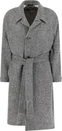 Paul Smith G&uuml;rtelmantel - - Coats - Herren - Grau - M