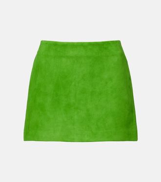 Staud Mini-jupe Crest en daim