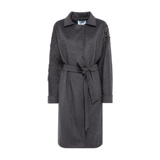 Blugirl Femme, Manteaux, Gris, Taille: 38 FR Blugirl Manteaux