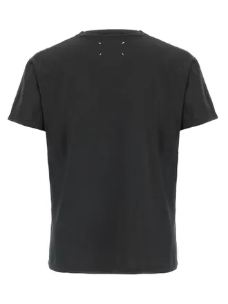Maison Margiela Womens Black Cotton T-Shirt