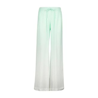 Casablanca Gradient Monogram Jacquard Hosen - - Trousers - Damen - Gr&uuml;n - XS