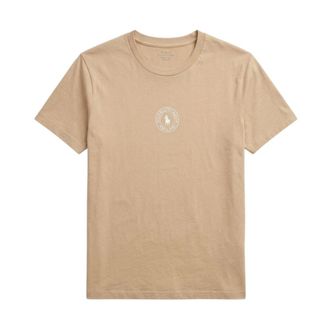 Polo Ralph Lauren Homme, Tops, Brun, Taille: S T-Shirt Comfort Logo