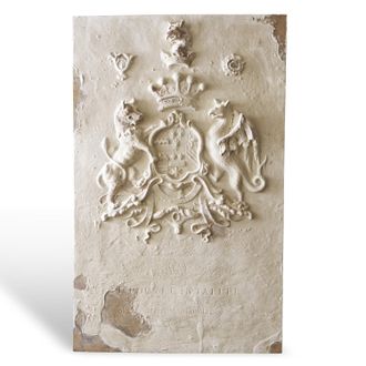 Loberon Bild B&eacute;deille, 3D-Optik mit Kunstvollem Ornament, Historischer Eindruck mit Antik-Finish, Authentisch Wirkende Patina, Wanddeko, Wandschmuck, Polyresi