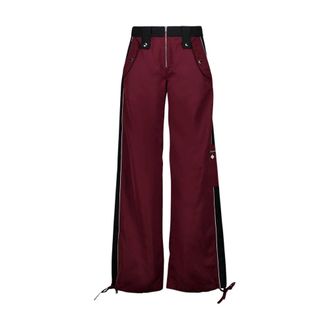 Casablanca Nylon Monogram Raver Hose - - Trousers - Damen - Rot - S