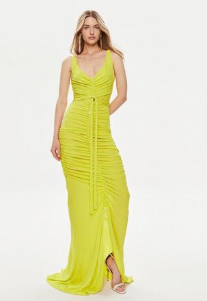 Elisabetta Franchi Abendkleid AB-590-42E2-V780 Grün Slim Fit