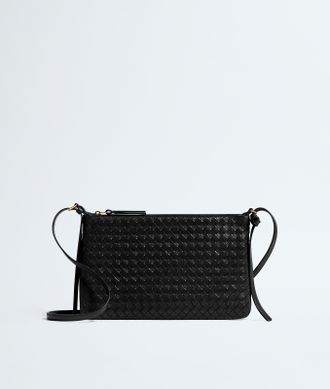 Bottega Veneta Pochette Intrecciato Piccolo moyen format - Noir - Femme - Unisex