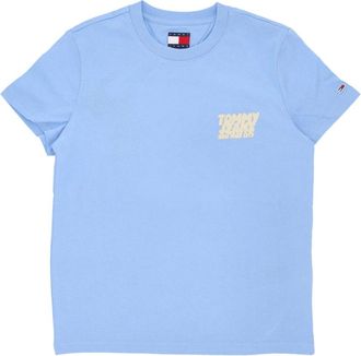 Tommy Hilfiger Bubble Tee Sugarplum Blue T-Shirt - - Tops - Damen - Blau - M