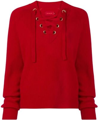 Zadig&Voltaire Femme, Pulls, Rouge, Taille: 38 FR Kassy Pullover