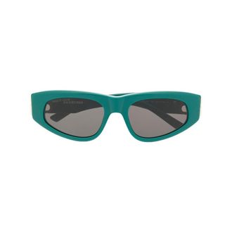 Balenciaga Dynasty D-Frame Sonnenbrille - - Accessories - Damen - Gr&uuml;n - ONE SIZE