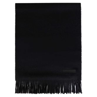 Ermenegildo Zegna Rechteckiger Kaschmirschal - - Accessories - Herren - Schwarzk - ONE SIZE