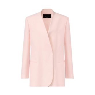 Fabiana Filippi Femme, Vestes, Rose, Taille: 38 FR Giacca revers a lancia