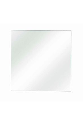 CARRYHOME Badezimmerspiegel, Glas, quadratisch, 60x60x2 cm, Made in Germany, feuchtraumgeeignet, Badezimmer, Badezimmerspiegel, Badspiegel