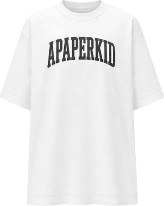 A Paper Kid Femme, Tops, Blanc, Taille: 44 FR Jersey T-shirt