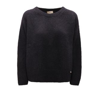 Herno Wollmischpullover im eleganten Stil - - Knitwear - Damen - Blau - M