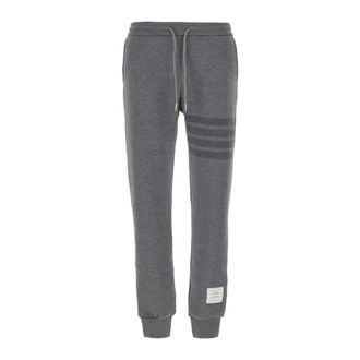 Thom Browne 4-Bar Jogginghose mit Kordelzug - - Trousers - Damen - Grau - XS