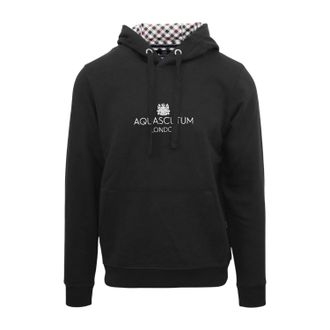 Aquascutum Kapuzenpullover f&uuml;r Herren (Schwarz)