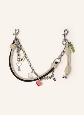 Marc Jacobs Taschenanh&auml;nger The Mini Icon Chain Charm schwarz