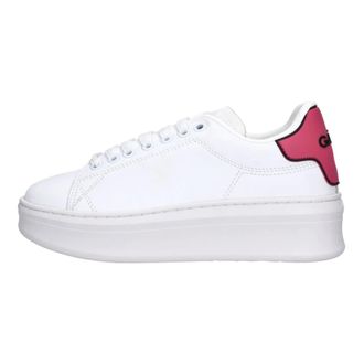 Ga&euml;lle Paris Femme, Chaussures, Blanc, Taille: 40 EU Baskets en cuir et similicuir