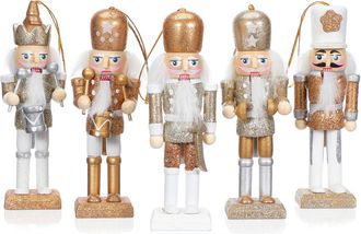 Tendycoco Garneck XXL Nussknacker Figur Aus Holz - Weihnachtsbaum Baumschmuck Nussknacker Ornament F&uuml;r Festliche Dekoration - Traditionelle Weihnachtsfigur Als 