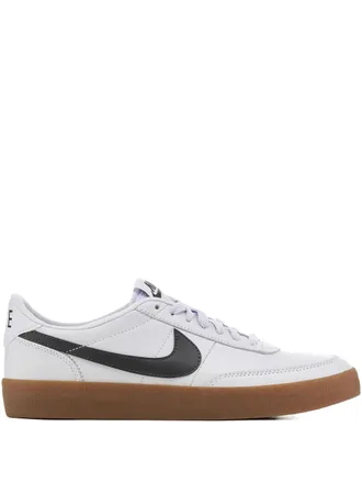 Nike baskets &agrave; empi&egrave;cements en cuir - Blanc