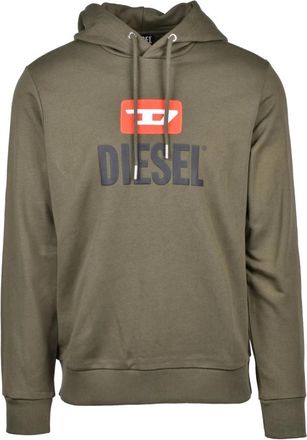 Diesel Homme, Sweatshirts et sweats &agrave; capuche, Vert, Taille: M Felpa cappuccio