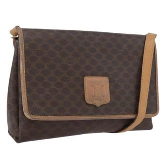 Celine Sac bandouli&egrave;re en plastique Pre-owned - Femme - Pre-owned - Brun - Taille: ONE Size