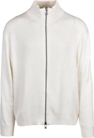 A|X Armani Exchange Cardigan - Homme - Pulls - Blanc - Taille: XL