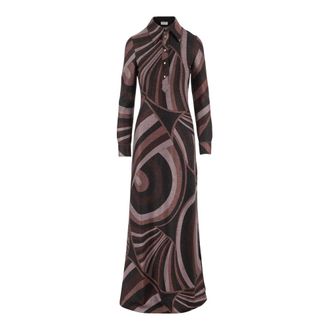 Pucci Stretch Lurex Kleid mit Iride-Print - - Dresses - Damen - Mehrfarbig - S